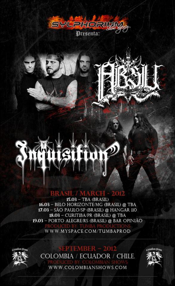 Absu e Inquisition: bandas tocam juntas em turnê pelo Brasil – Portal ...
